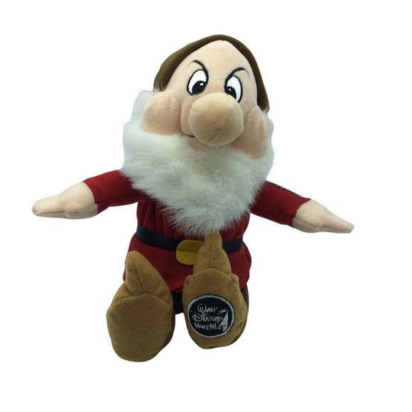 Disney | Toys | Walt Disney World Snow Whites Grumpy Plush Stuffed Toy ...